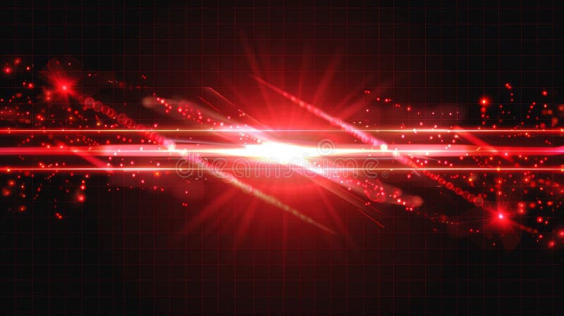 Red Lasers Background