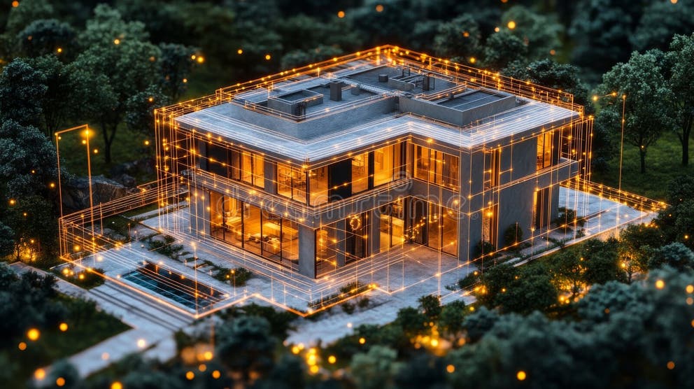 A Modern Illustration Showcasing the Digital Construction Concept of ...