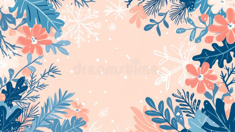 Modern Illustration of a Simple and Clean Holiday Banner with ...