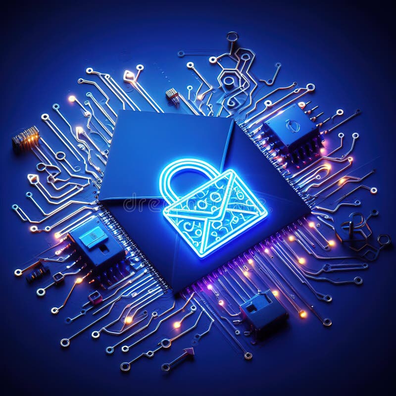 Modern Illustration of Technological Progress. Generative Ai Stock ...