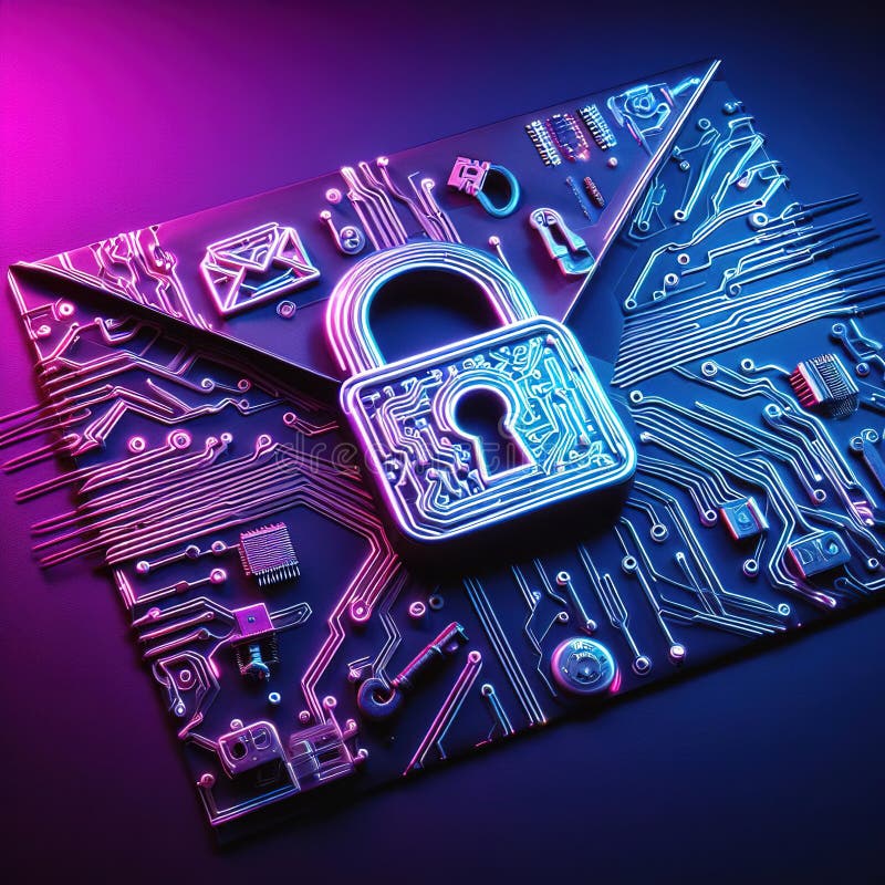 Modern Illustration of Technological Progress. Generative Ai Stock ...