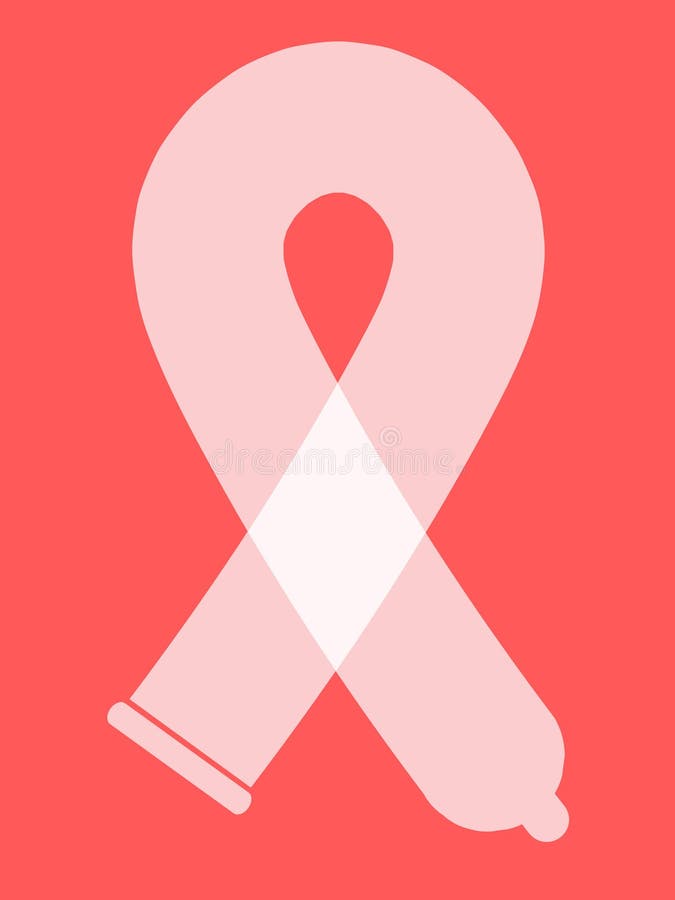 A Modern Illustration on the Theme of Love and AIDS Day Stock ...