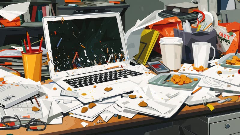 718 Cluttered Work Space Stock Photos - Free & Royalty-Free Stock ...