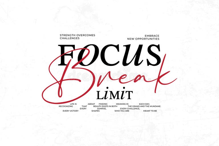 Limit Typographic Design Stock Illustrations – 541 Limit Typographic ...