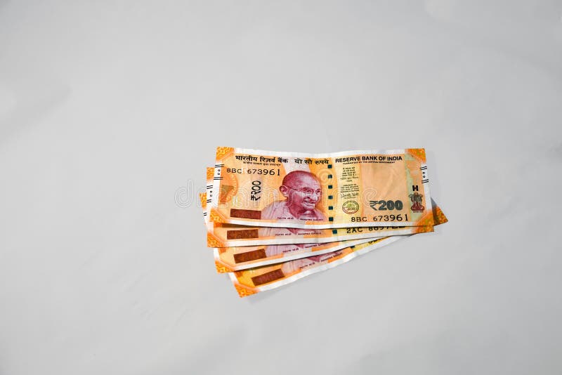 New Modern Indian Two Thousand Rupees Currency Note Editorial ...