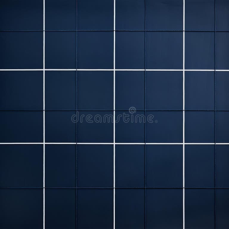 Modern Indigo Building with Grid Pattern Urban Sophistication Stock ...