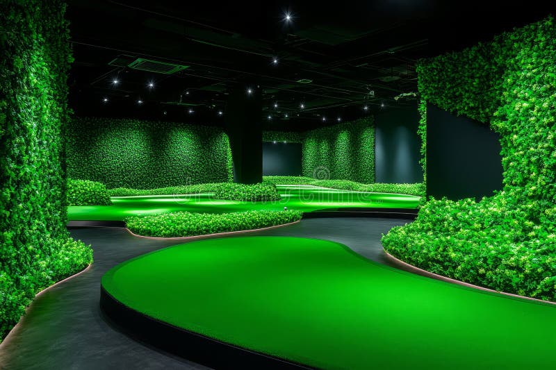 Modern Indoor Golf Simulation Center Experience the Thrill of Golf in a ...
