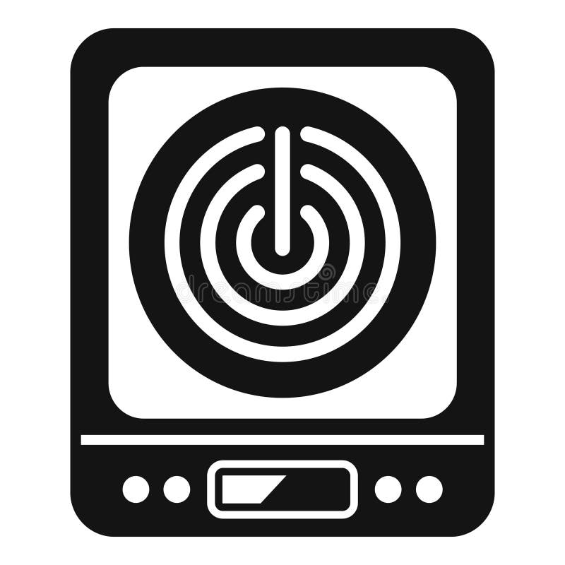 Modern Induction Cooker with Digital Control Panel Displaying Power ...