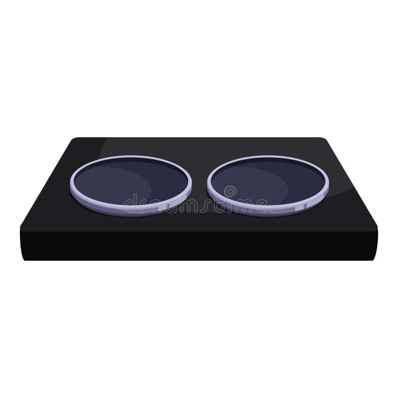 Modern Induction Cooker Panel with Touch Control Buttons Stock Vector ...