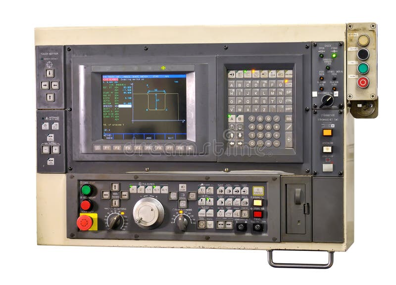 Modern Industrial Control Panel Stock Photo - Image of metalwork ...