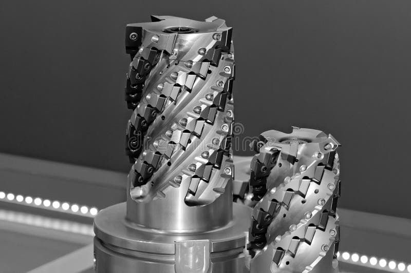 Modern Industrial Cutters. Cutting Tools Stock Image - Image of milling ...