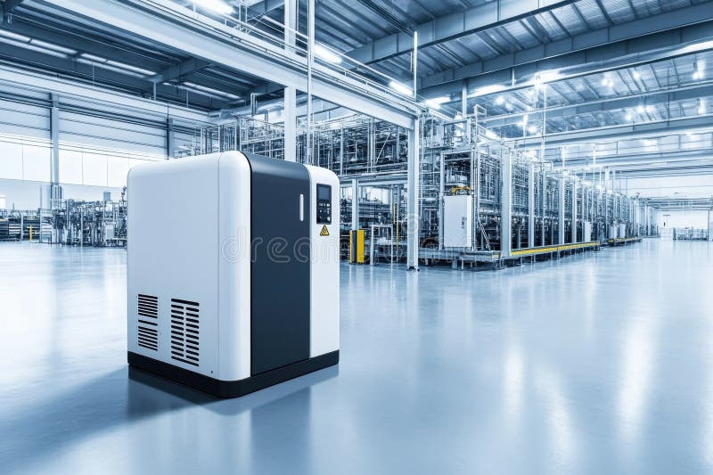 Modern Industrial Facility with Advanced Equipment and Machinery ...