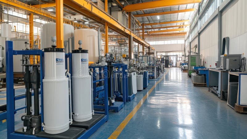 A Modern Industrial Facility with Machinery and Equipment for ...