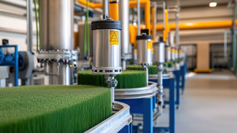 Modern Industrial Facility Showcasing Advanced Equipment for Testing ...