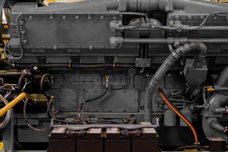 Modern Industrial Generator Stock Image - Image of color, diesel: 33993015