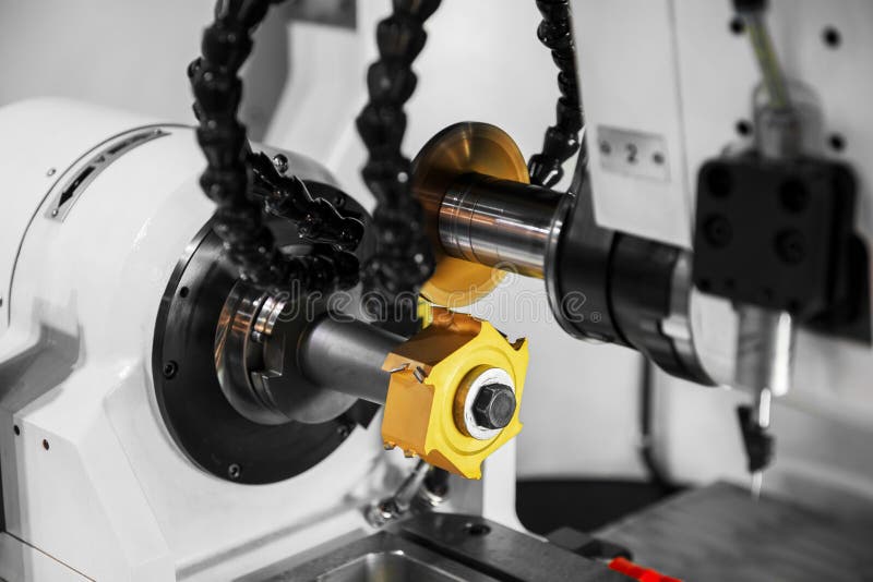 Industrial Machines Digging in the Mountain Stock Image - Image of ...