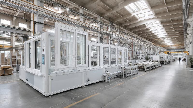 Modern Industrial Manufacturing Facility with Advanced Machinery and ...