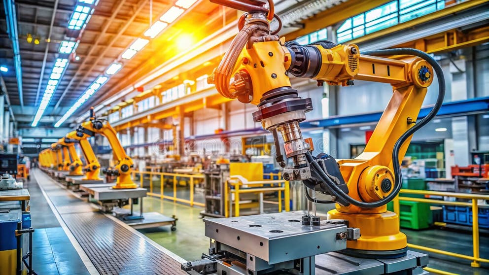 Modern Industrial Robot Design Precision Automation for Enhanced ...