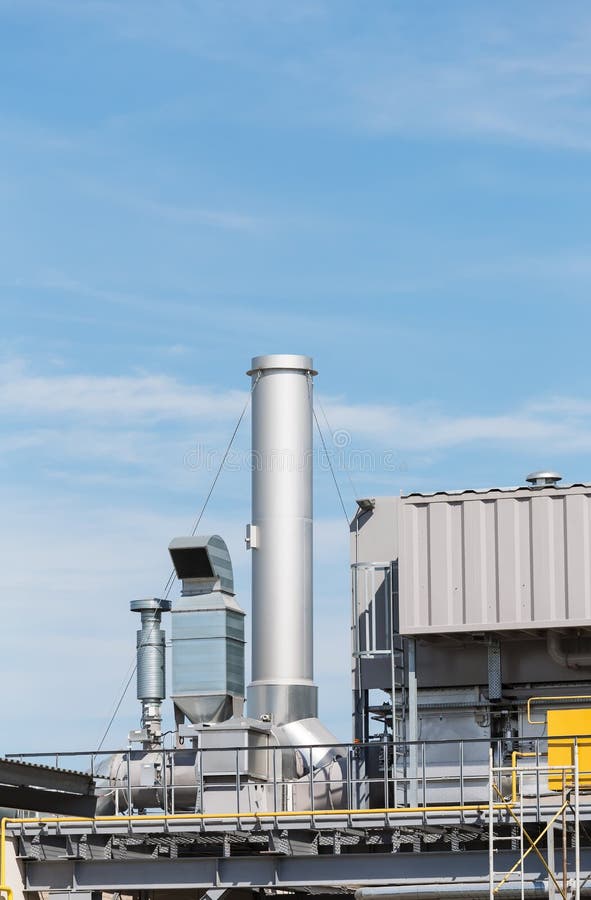 Modern industry stock image. Image of industrial, exhaust - 26147837