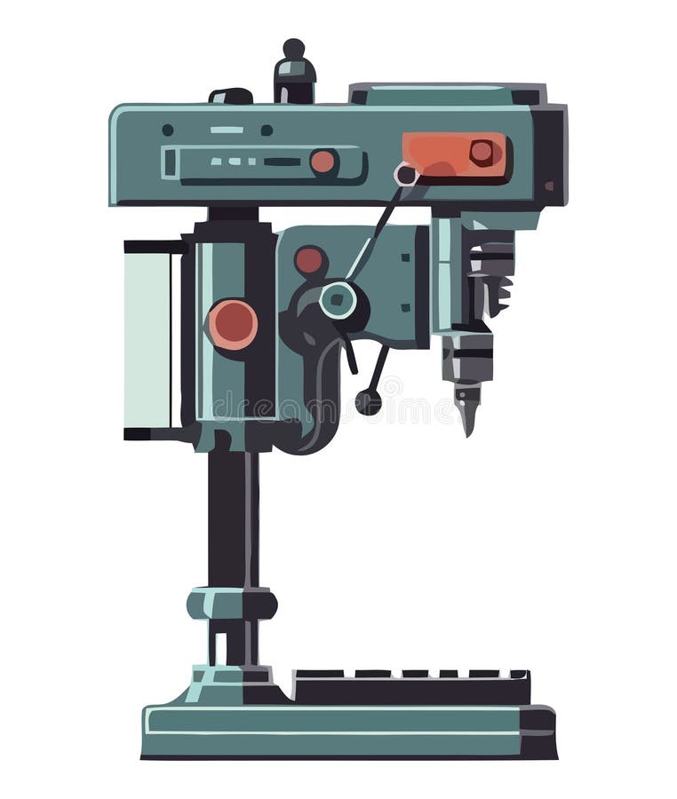 Modern industry machine stock vector. Illustration of occupation ...