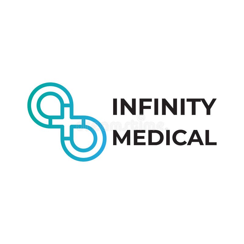 Infinity Medical Logo Design Stock Vector - Illustration of label ...