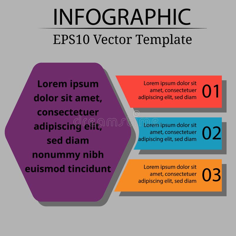 Modern Info-graphic Template for Business Multi-color, Labels. Vector ...