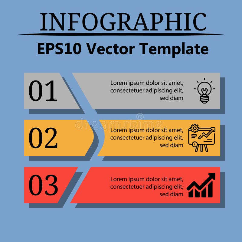 Modern Info-graphic Template for Business Multi-color, Labels. Vector ...