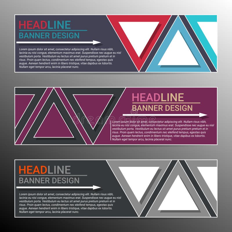 Modern Infographic Banner Design. Vector Stock Vector - Illustration of ...