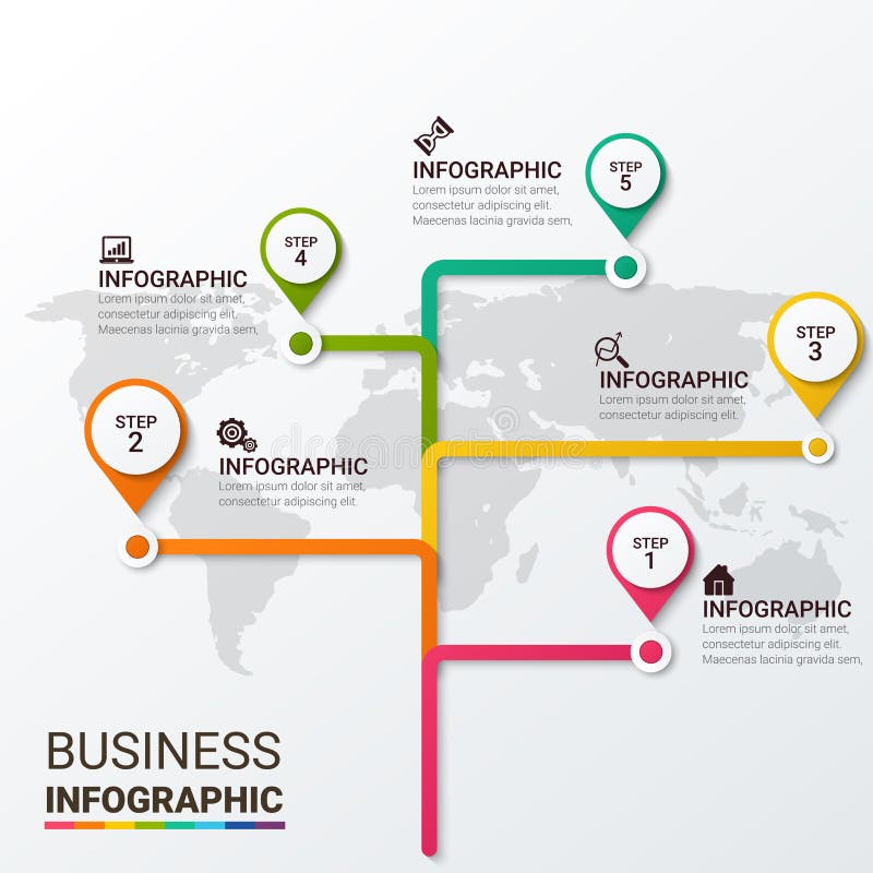 Simple Modern Infographics Template. Vector Infographic Element ...