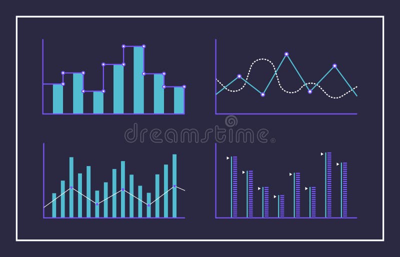 Modern Infographic Design Chart Set Stock Vector - Illustration of ...