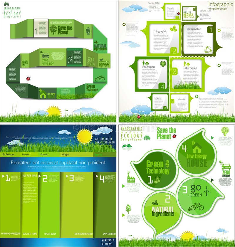 Modern Infographic Design Layout Stock Illustration - Illustration of ...
