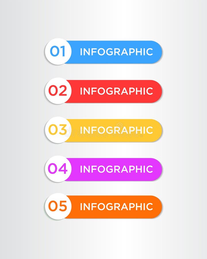Modern Infographic Design Template with Business Icons and 6 Steps ...