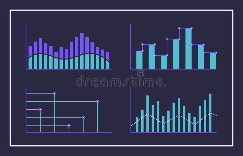 Modern Infographic Design Chart Set Stock Vector - Illustration of ...