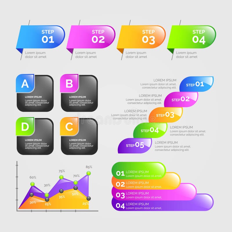 Creative Steps Collection Colorful Business Infographic Template, Can ...