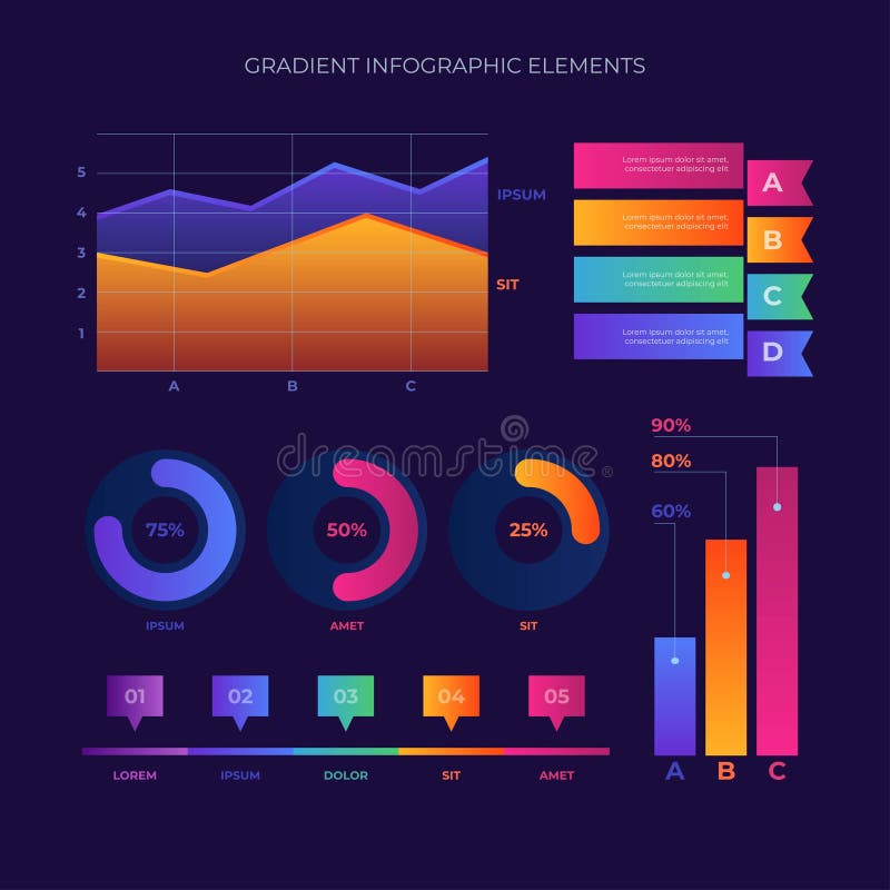 Modern Infographic Element Collection & Tools Business Infographic ...