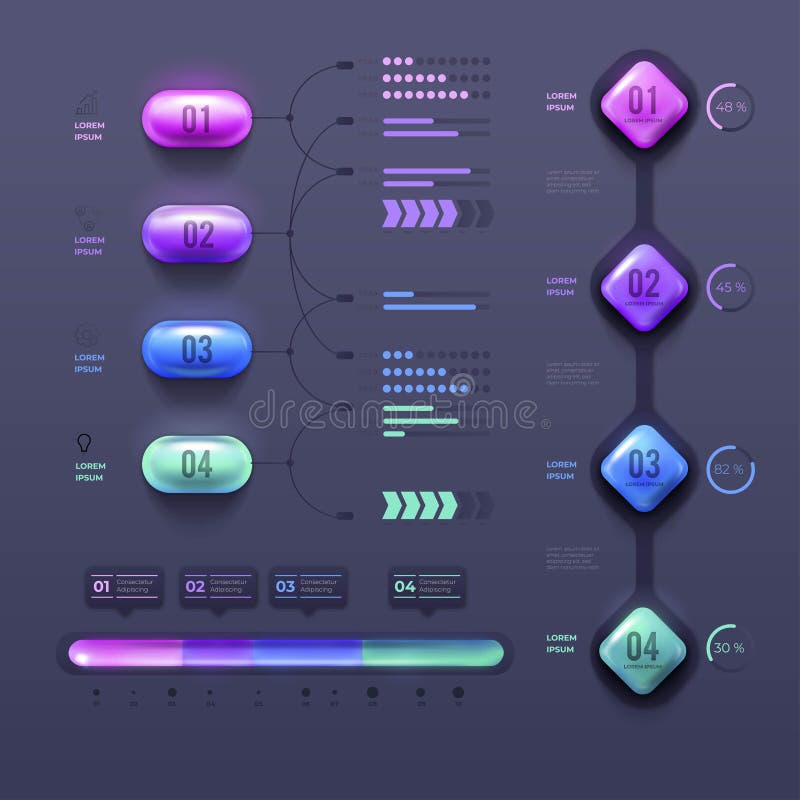 Creative Steps Collection Colorful Business Infographic Template, Can ...