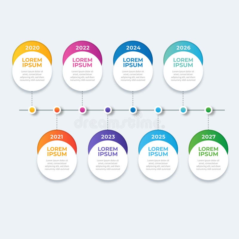 Timeline Infographic Tools Business Template, Can Be Used for ...