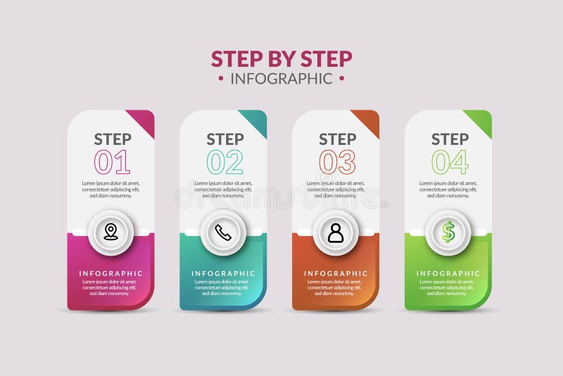 Creative Steps Collection Colorful Business Infographic Template, Can ...