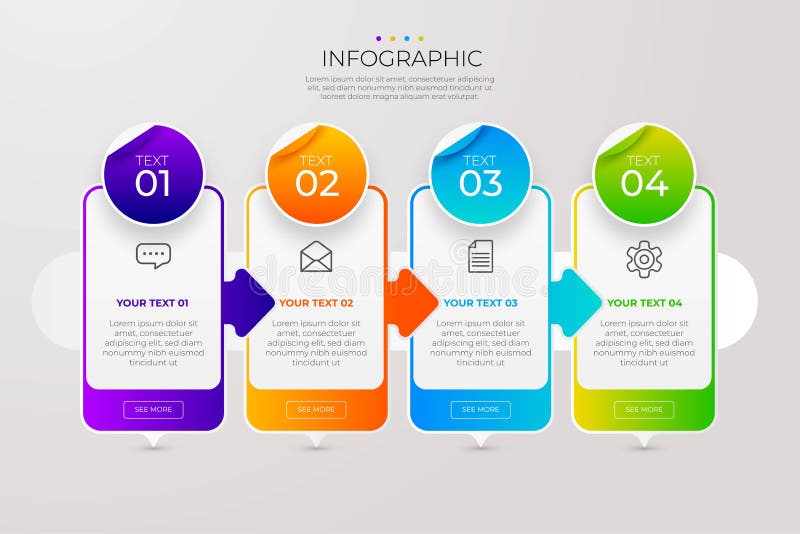 Creative Steps Collection Colorful Business Infographic Template, Can ...