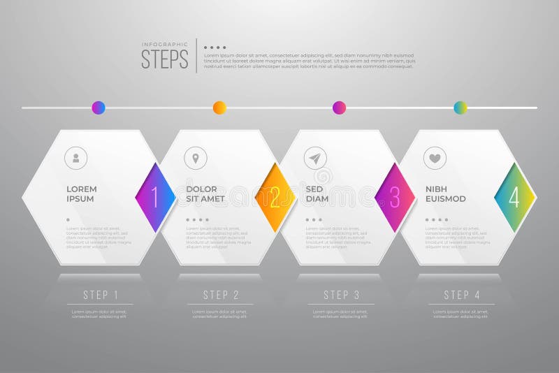 Creative Steps Collection Colorful Business Infographic Template, Can ...
