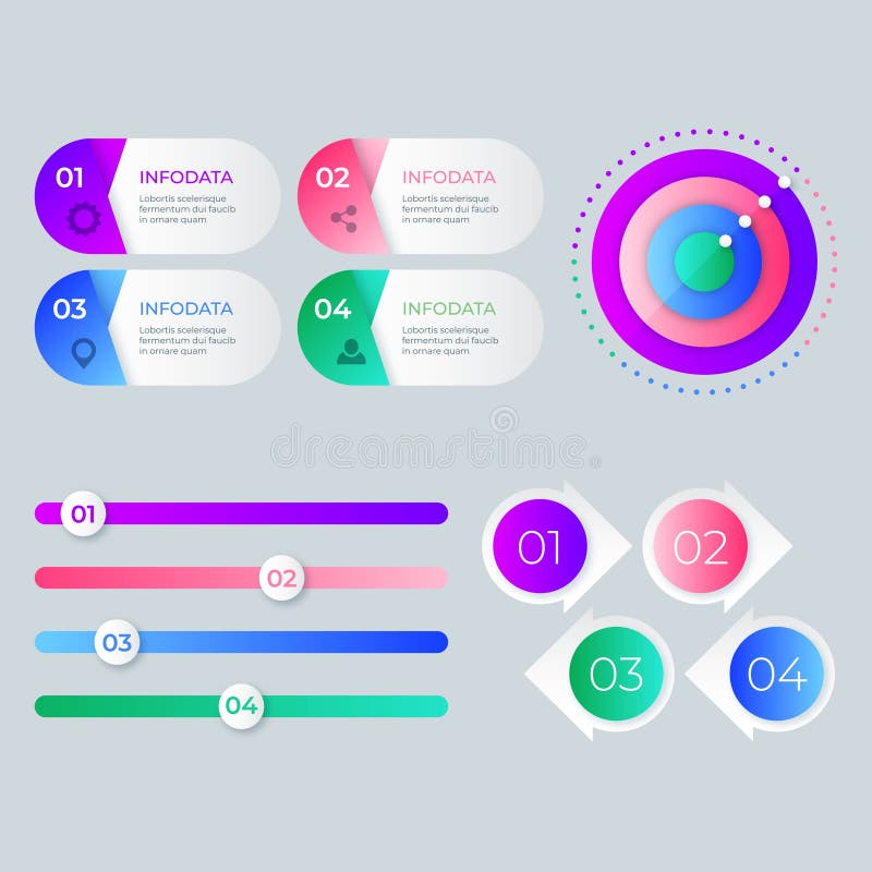 Creative Steps Collection Colorful Business Infographic Template, Can ...