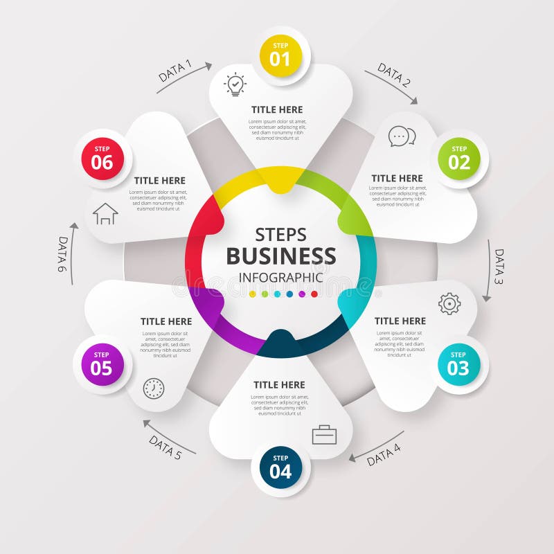Creative Steps Collection Colorful Business Infographic Template, Can ...