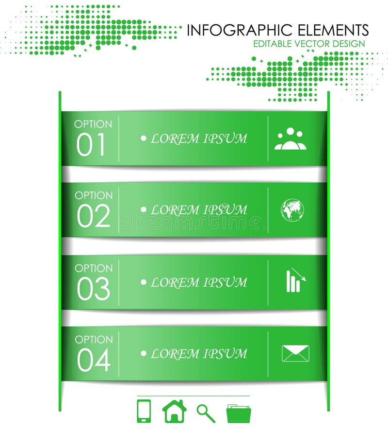 Modern Infographic Option Banner Stock Vector - Illustration of element ...