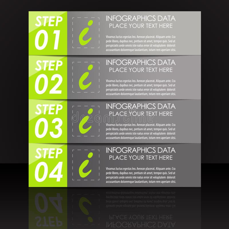 Modern Infographic Option Banner Stock Vector - Illustration of ...