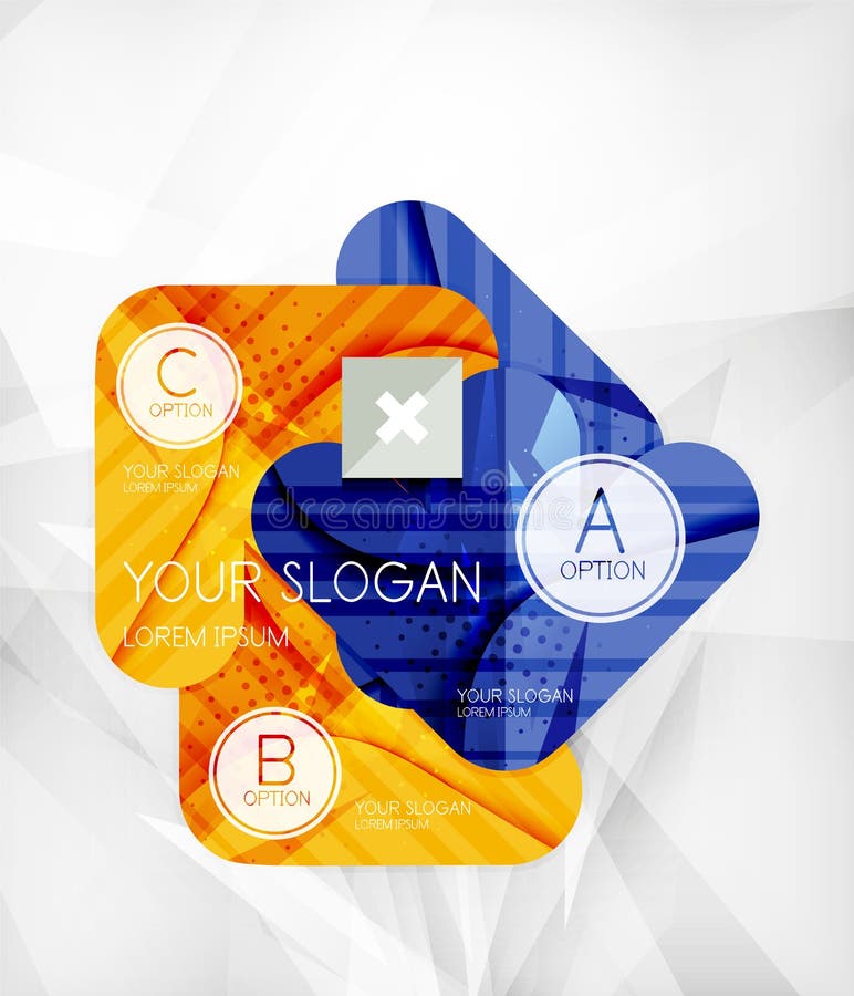 Modern Infographic Option Layout Stock Vector - Illustration of menu ...