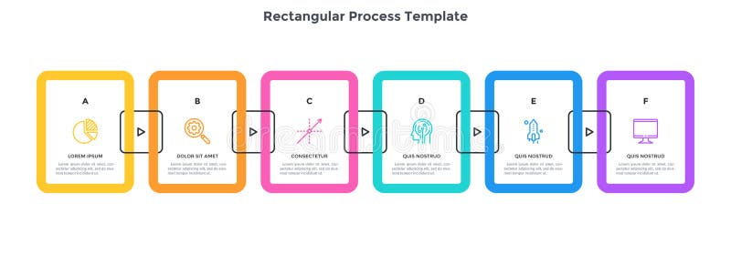 Six Stage Flowchart Process Stock Illustrations – 185 Six Stage ...