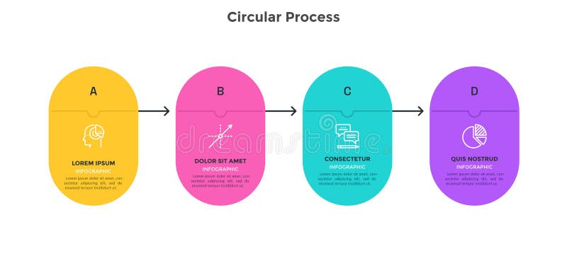 Modern Infographic Options Banner Stock Vector - Illustration of flowchart, connection: 185645551