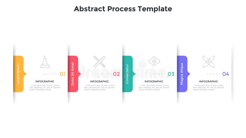 Overlap Arrow Infographic Stock Illustrations – 323 Overlap Arrow ...