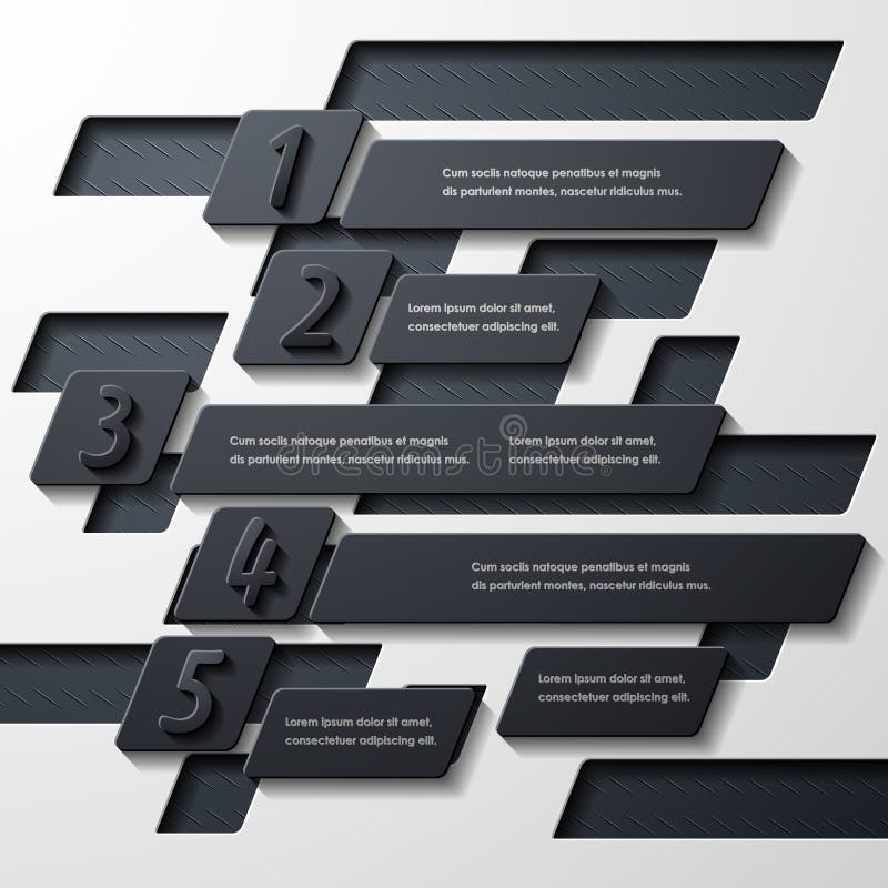 Modern Infographic, Realistic Design Elements Stock Vector ...