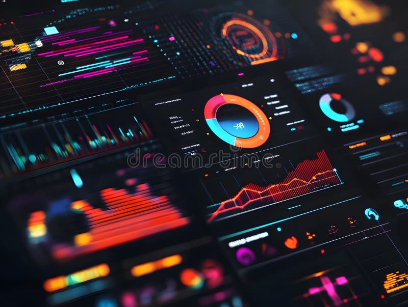 Modern Infographic with Statistics Analytical Charts Infographics ...